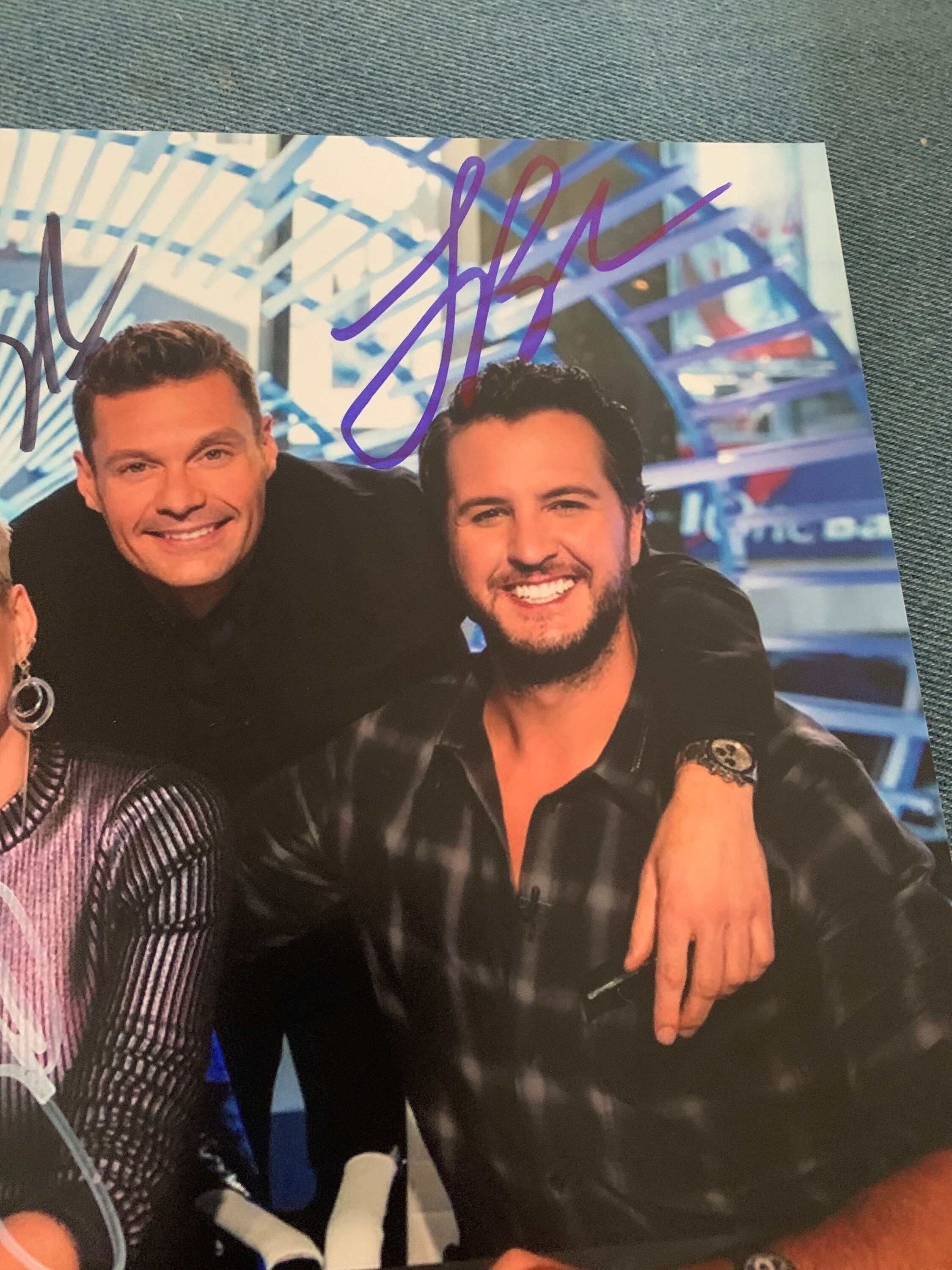 American Idol Judges Signed Autographed 8X10 Photo Luke Bryan, Katy ...
