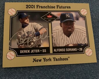 Derek Jeter Signed Card - Etsy
