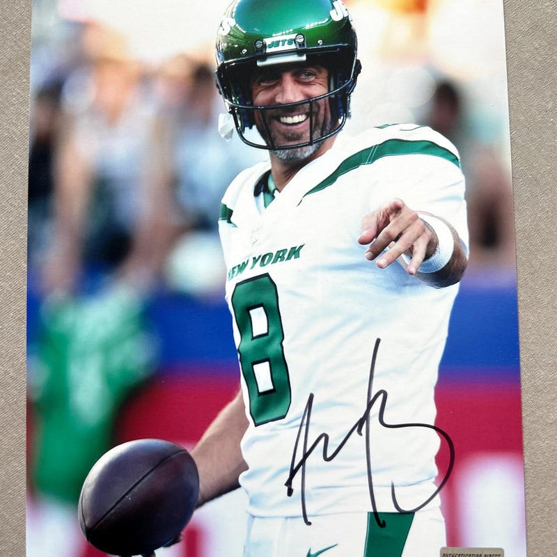 Aaron Rodgers Autograph - Etsy