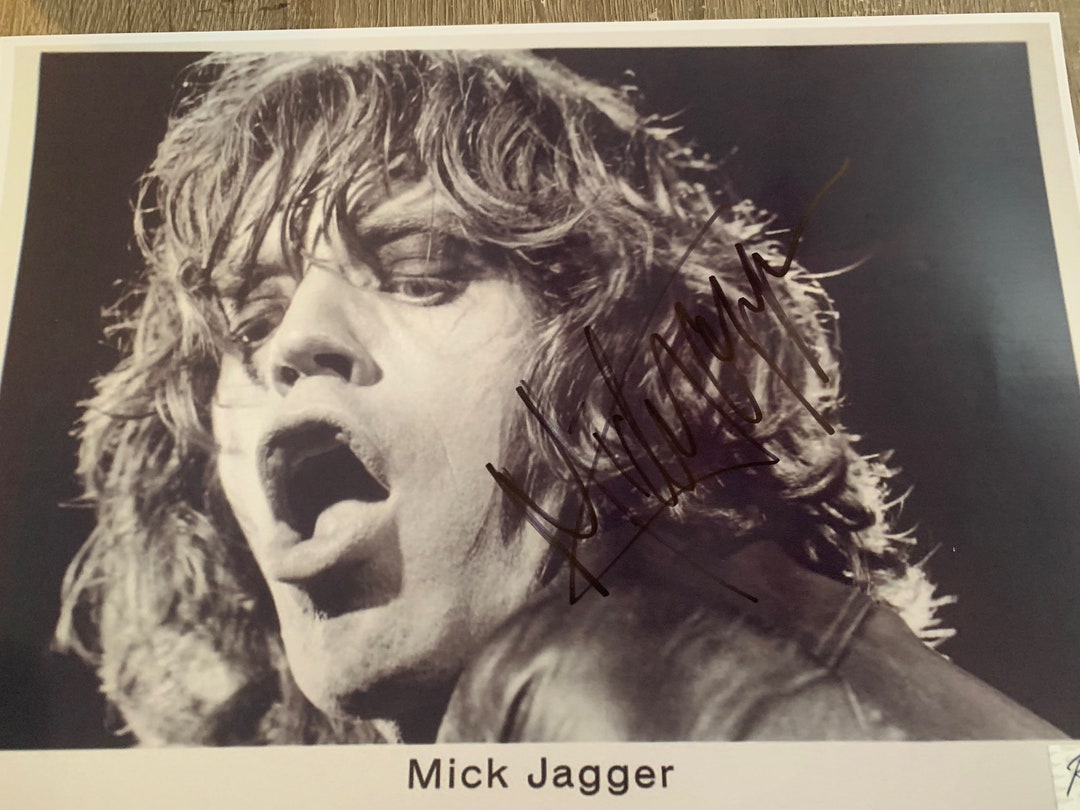 Mick Jagger Rolling Stones Hand Signed Autographed 8x10 Photo W/ra COA ...