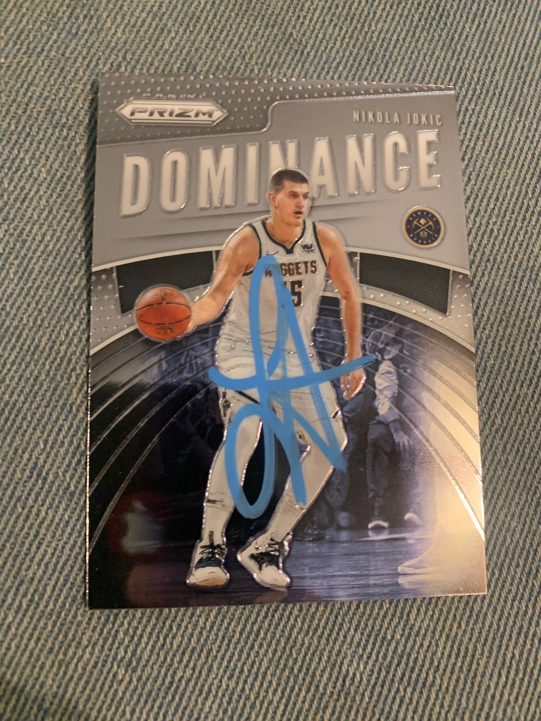 Nikola Jokic Signed Autographed Denver Nuggets Basketball Card COA - Etsy