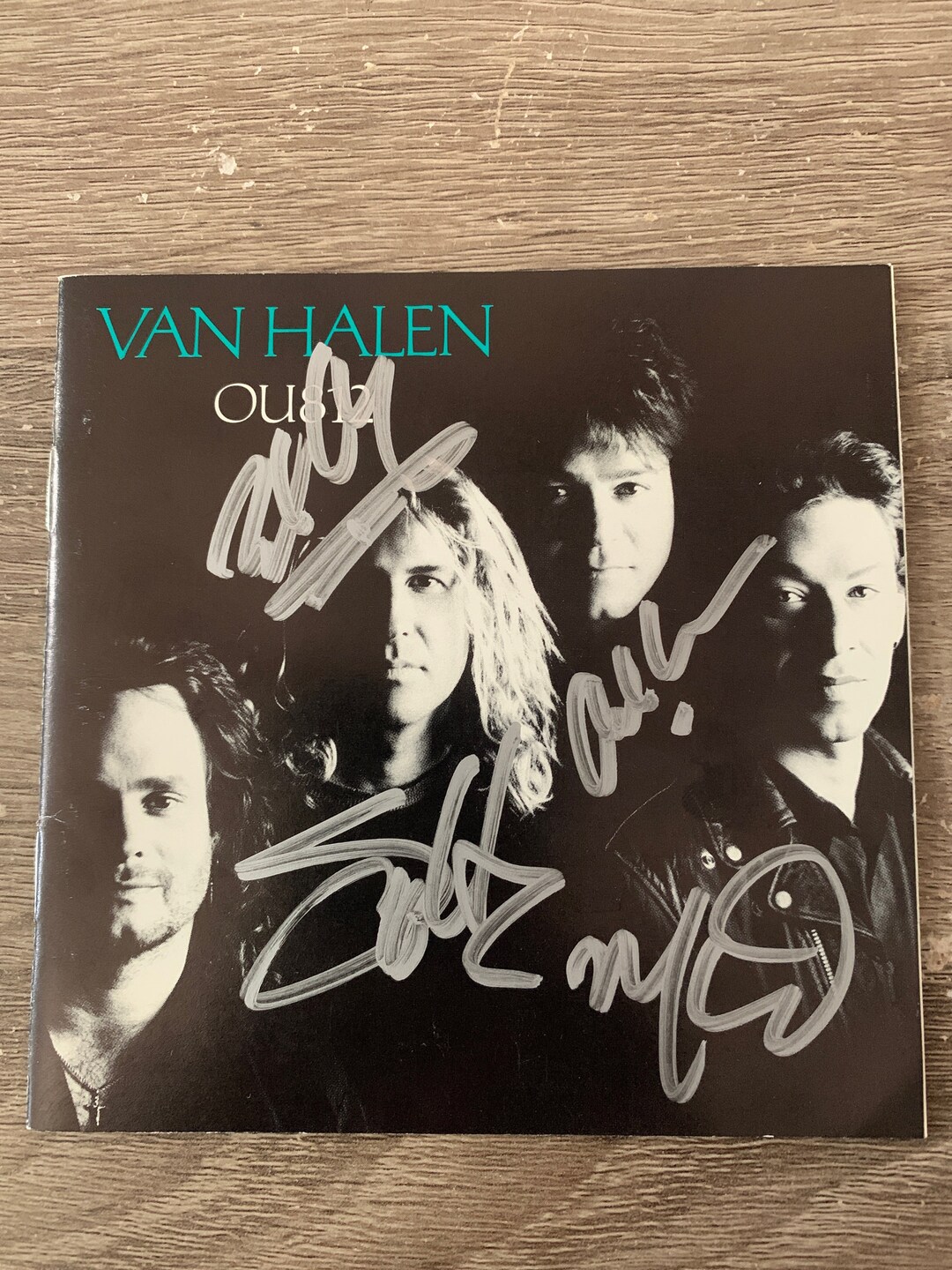 Eddie & Alex Van Halen, Sammy Hagar, Michael Anthony Signed Autographed OU812 CD Insert W/coa - Etsy