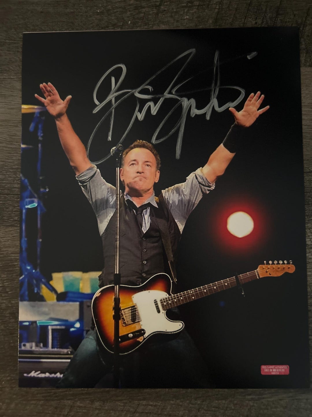 Bruce Springsteen “the Boss” Hand Signed Autographed 8x10 Photo COA - Etsy