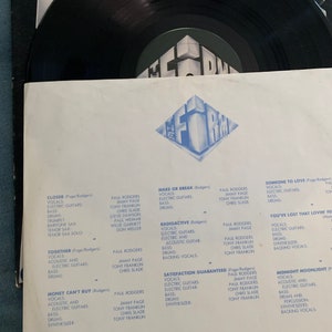Jimmy Page Authentic Signed Autographed the Firm Record Album LP Vinyl ...