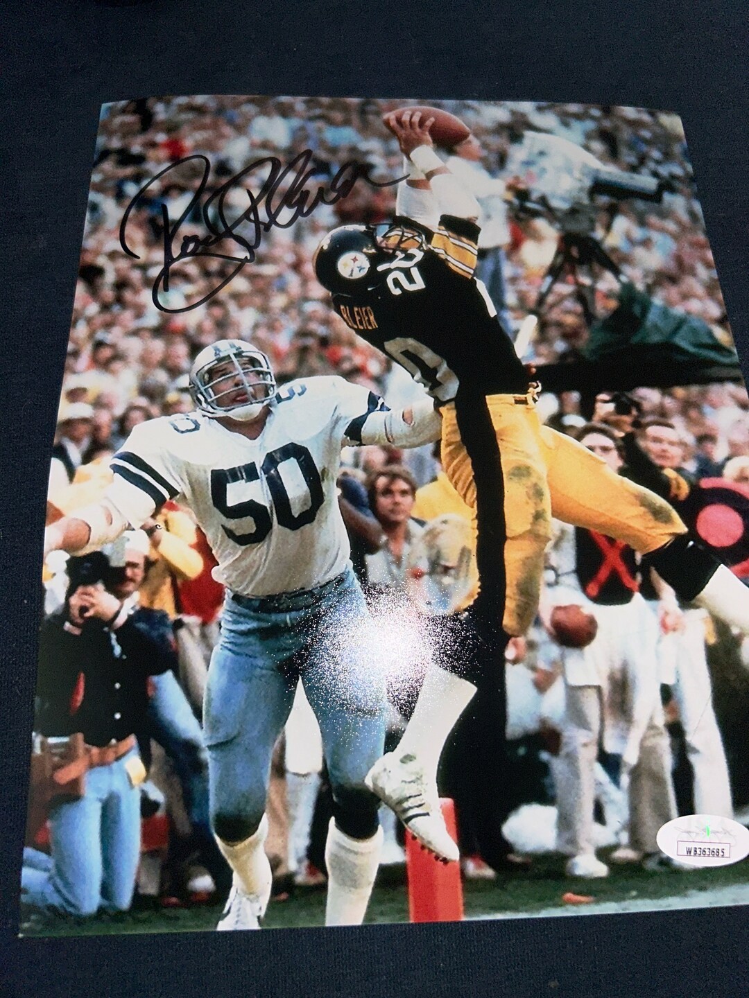 Rocky Bleier Pittsburgh Steelers Signed Autograph 8x10 Football Photo ...