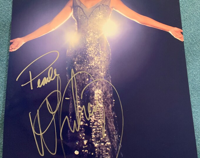 Whitney Houston Signed Autographed 8x12 Color Photo W/RA COA Very Rare ...