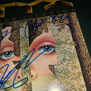 Styx the Grand Illusion Record Album Vinyl LP Signed Autographed by ...