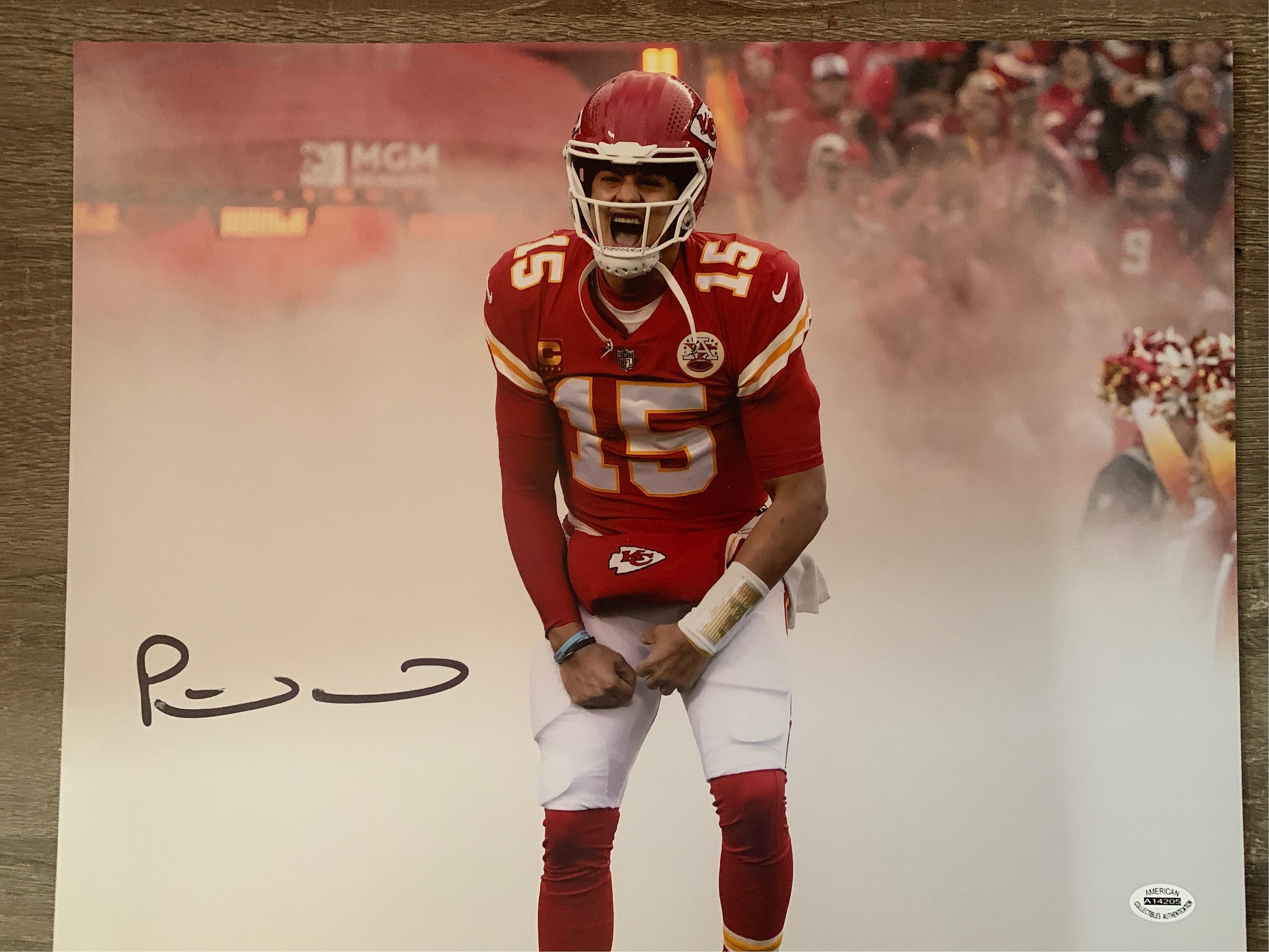 Patrick Mahomes Kansas City Chiefs Signed Autographed 11x14 Photograph ...