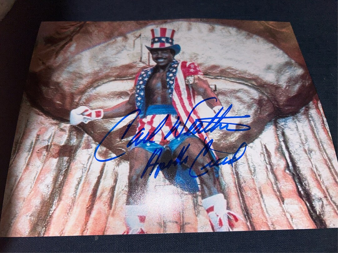 Carl Weathers Signed Autographed Photo 8x10 Rocky Photo W/ COA - Etsy