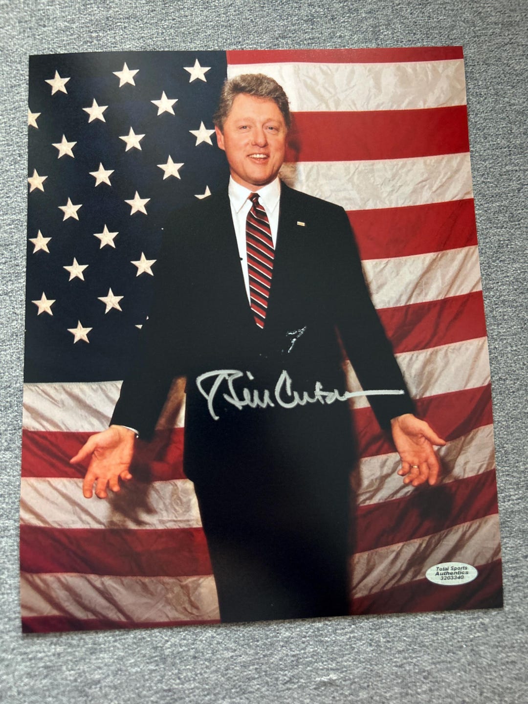 President Bill Clinton Signed Autographed 8x10 Photo COA - Etsy