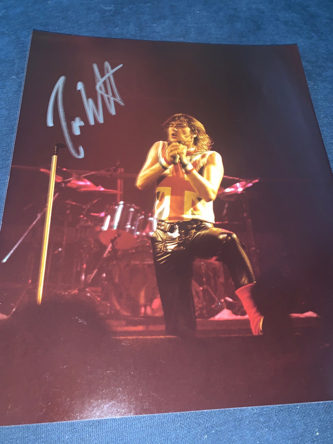 Joe Elliott Signed Autographed Vintage Def Leppard 8x10 Photo COA - Etsy