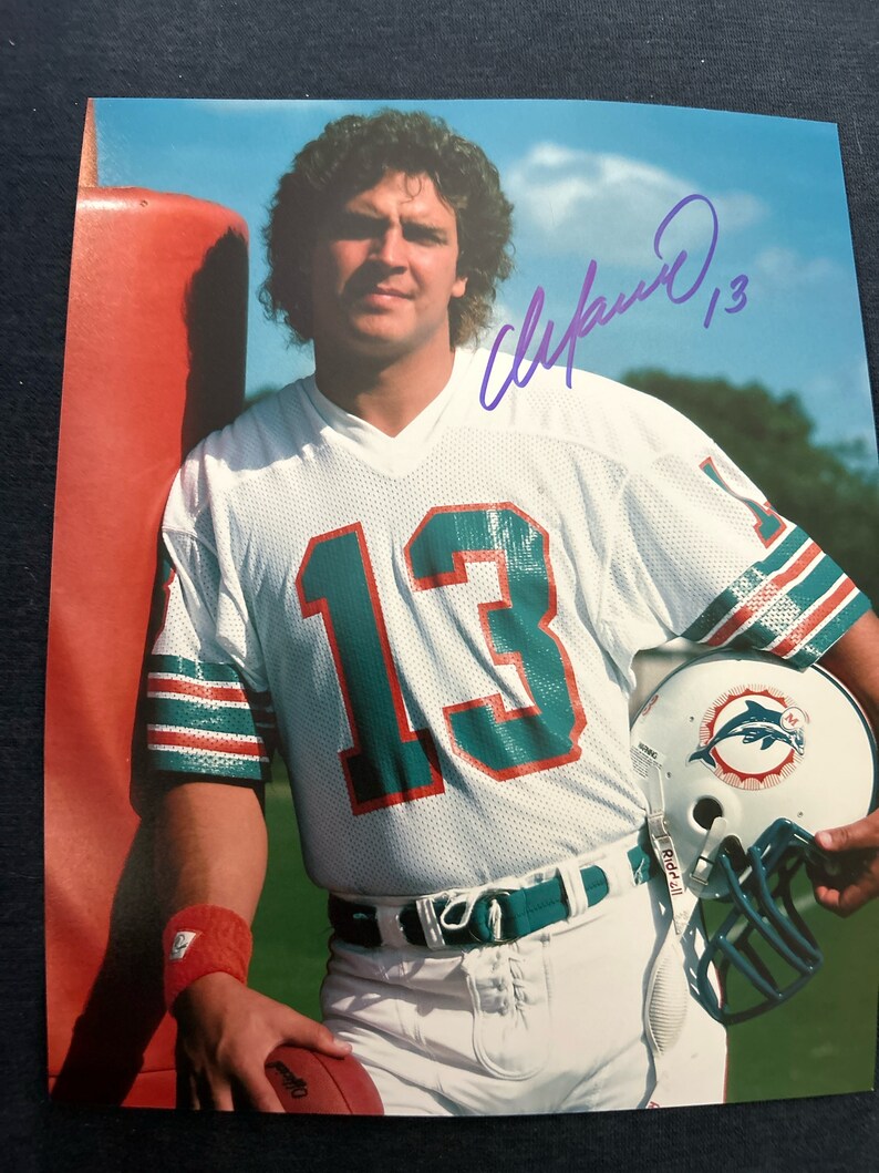 Dan Marino Signed Autographed Miami Dolphins 8x10 Photo With COA - Etsy