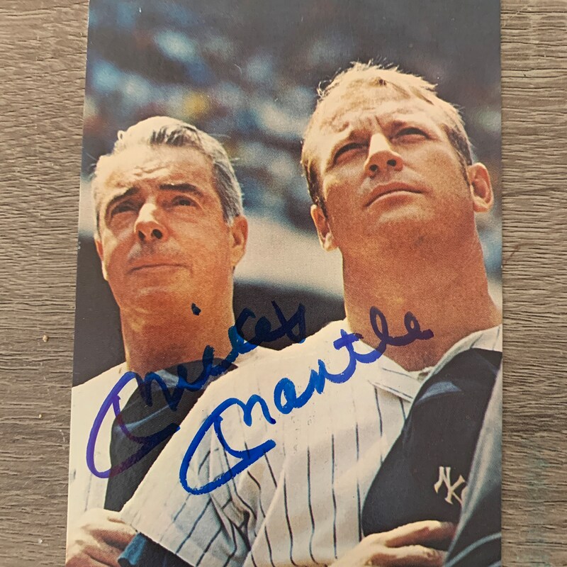 Mickey Mantle Signed Baseball - Etsy