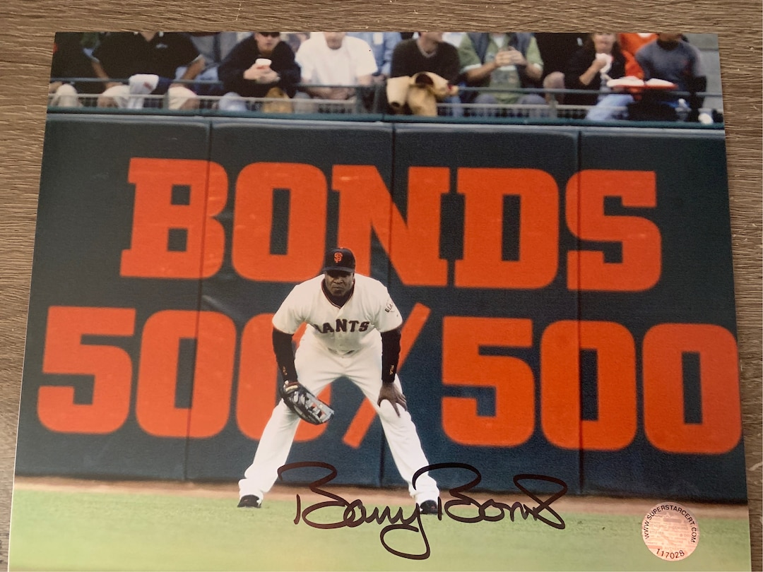 Barry Bonds Hand Signed Autograph San Francisco Giants 8x10 Photo W/COA ...