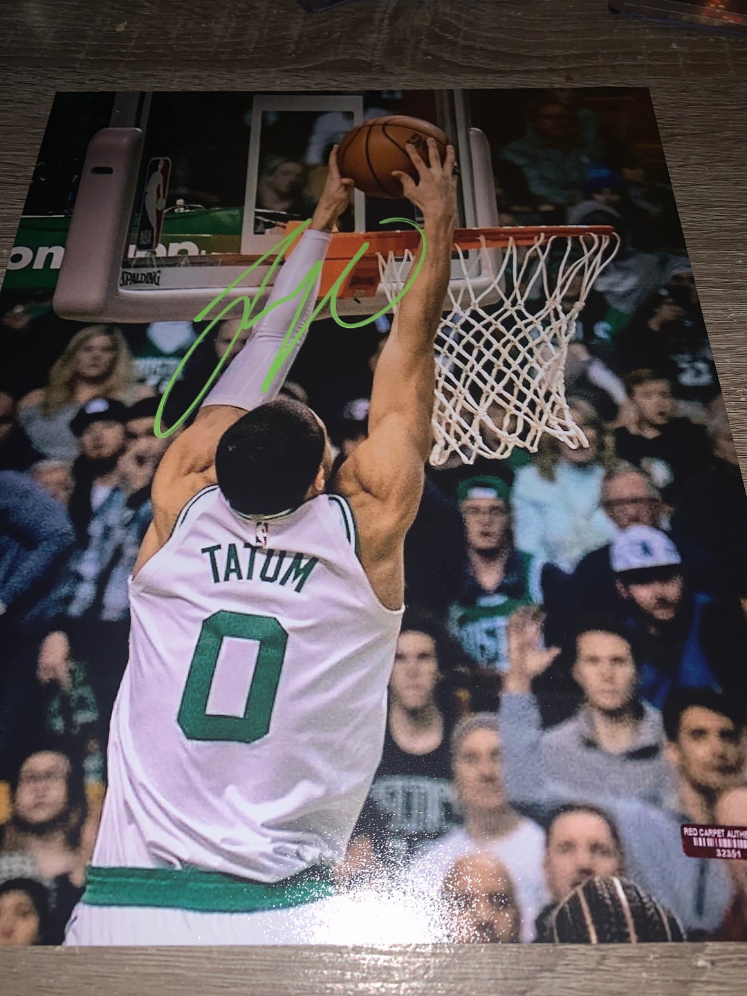 Boston Celtics Jason Tatum Signed Autographed 8x10 Photo Authenticated ...