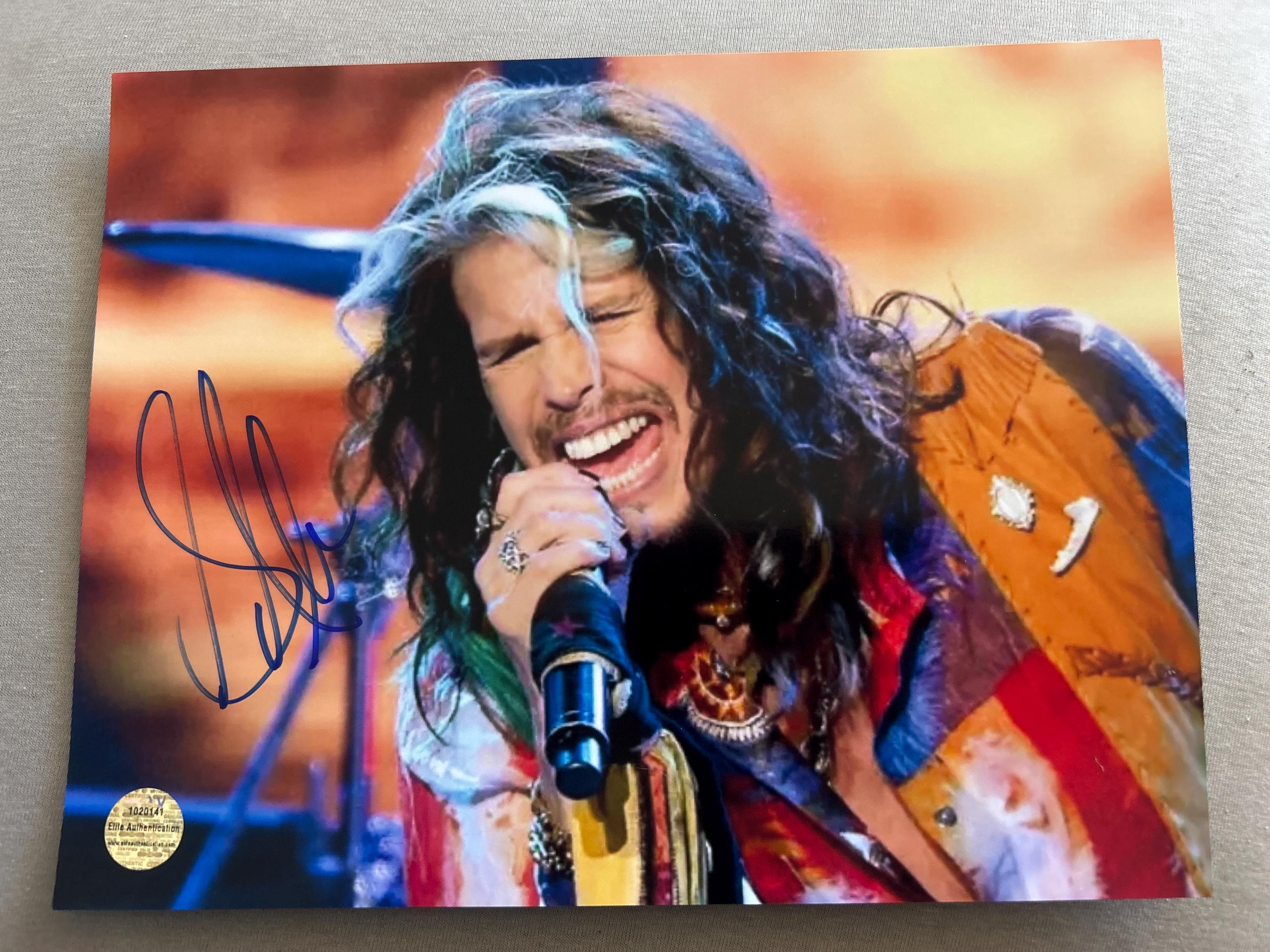 Aerosmith Steven Tyler Signed Autographed 8x10 Photo W/coa - Etsy