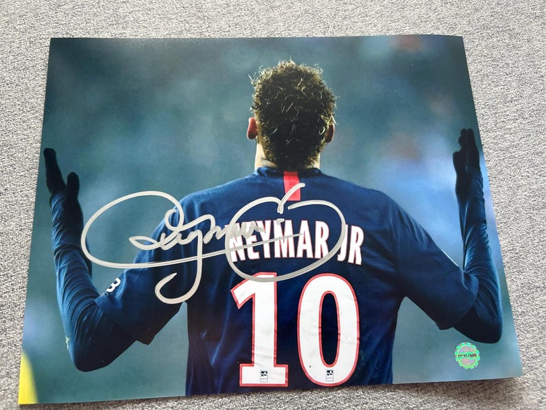Neymar Jr of Paris Saint Germain Signed Autographed 8x10 Photo COA - Etsy