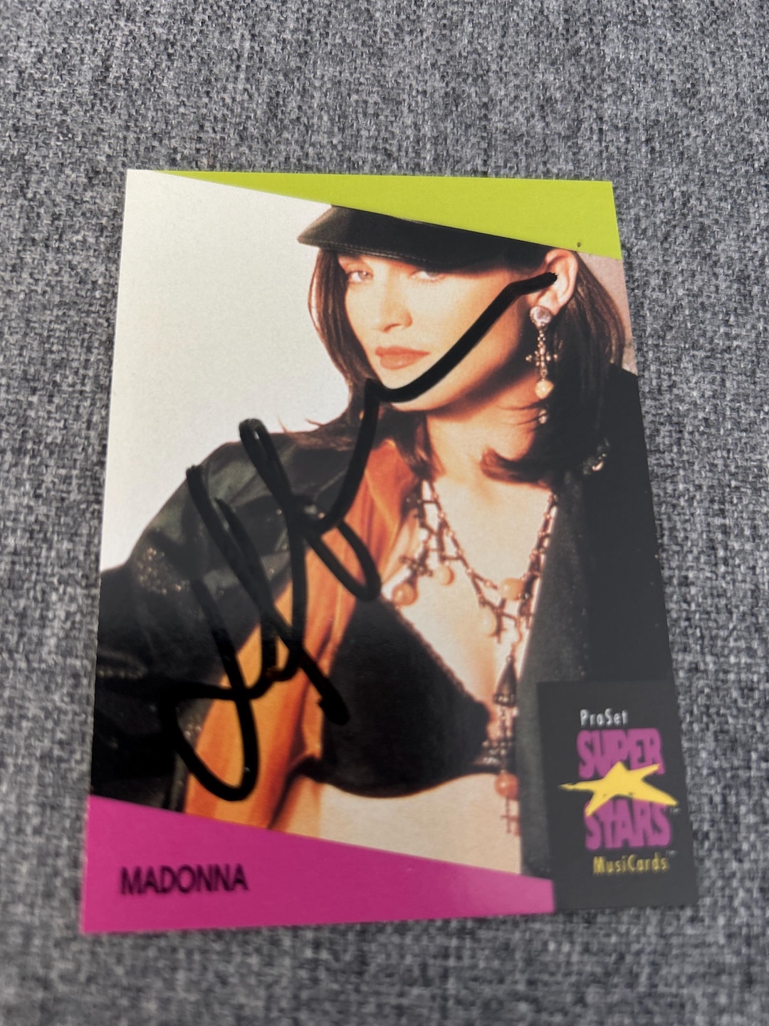 Madonna Signed Autographed Music Trading Card COA - Etsy