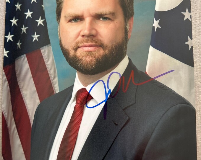 Vice President JD Vance Signed Autograph 8x10 Photo COA - Etsy