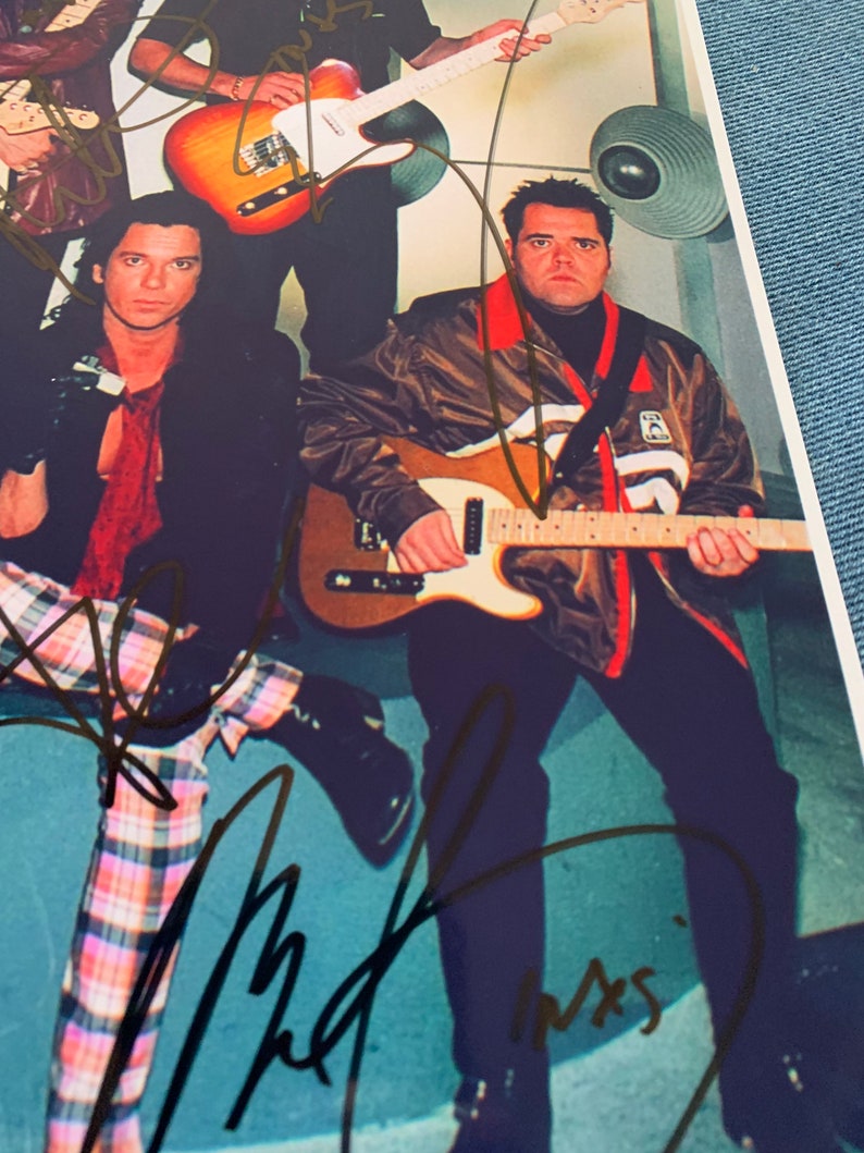 INXS Band Signed Autographed 8x10 Photo Picture RA COA Michael ...