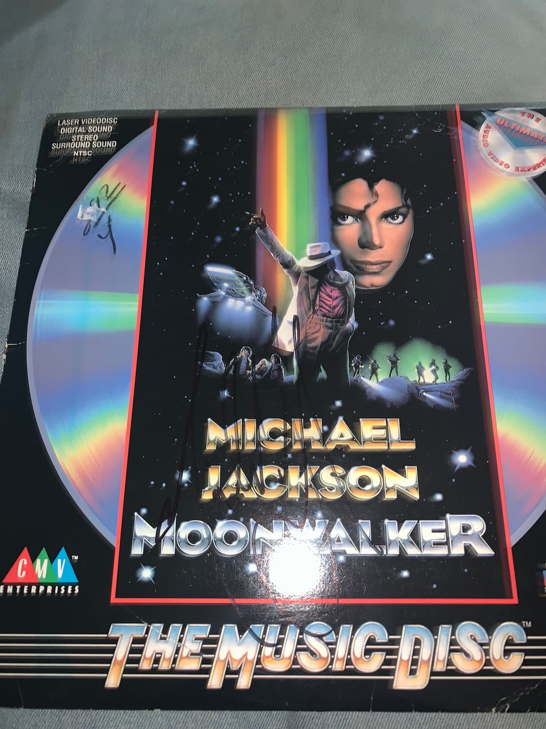 Michael Jackson Signed Autographed Moonwalker Record Album Vinyl W/COA ...