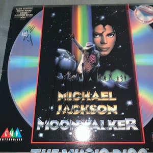 Michael Jackson Signed Autographed Moonwalker Record Album Vinyl W/COA ...