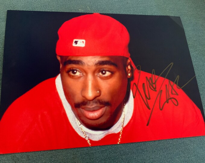 Tupac Signed Autographed Photo 8x10 - RA COA - Rare Piece in Great ...