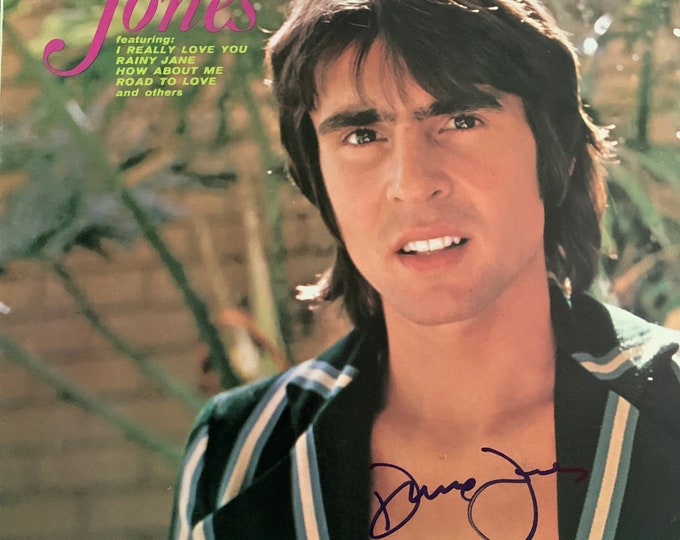 David “davy” Jones Autographed Signed Album Record LP Vinyl W/coa From ...