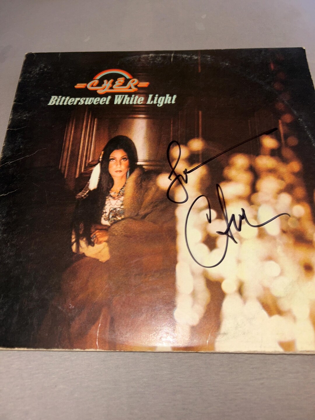 Cher Signed Autograph Album Record Vinyl Bittersweet White Light W/coa ...