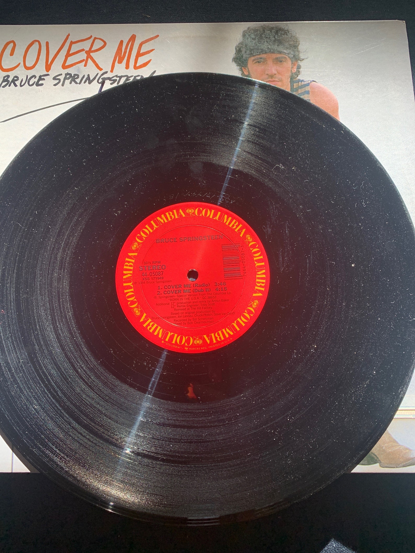 Bruce Springsteen Hand Signed Autographed Cover Me Album Record EP ...