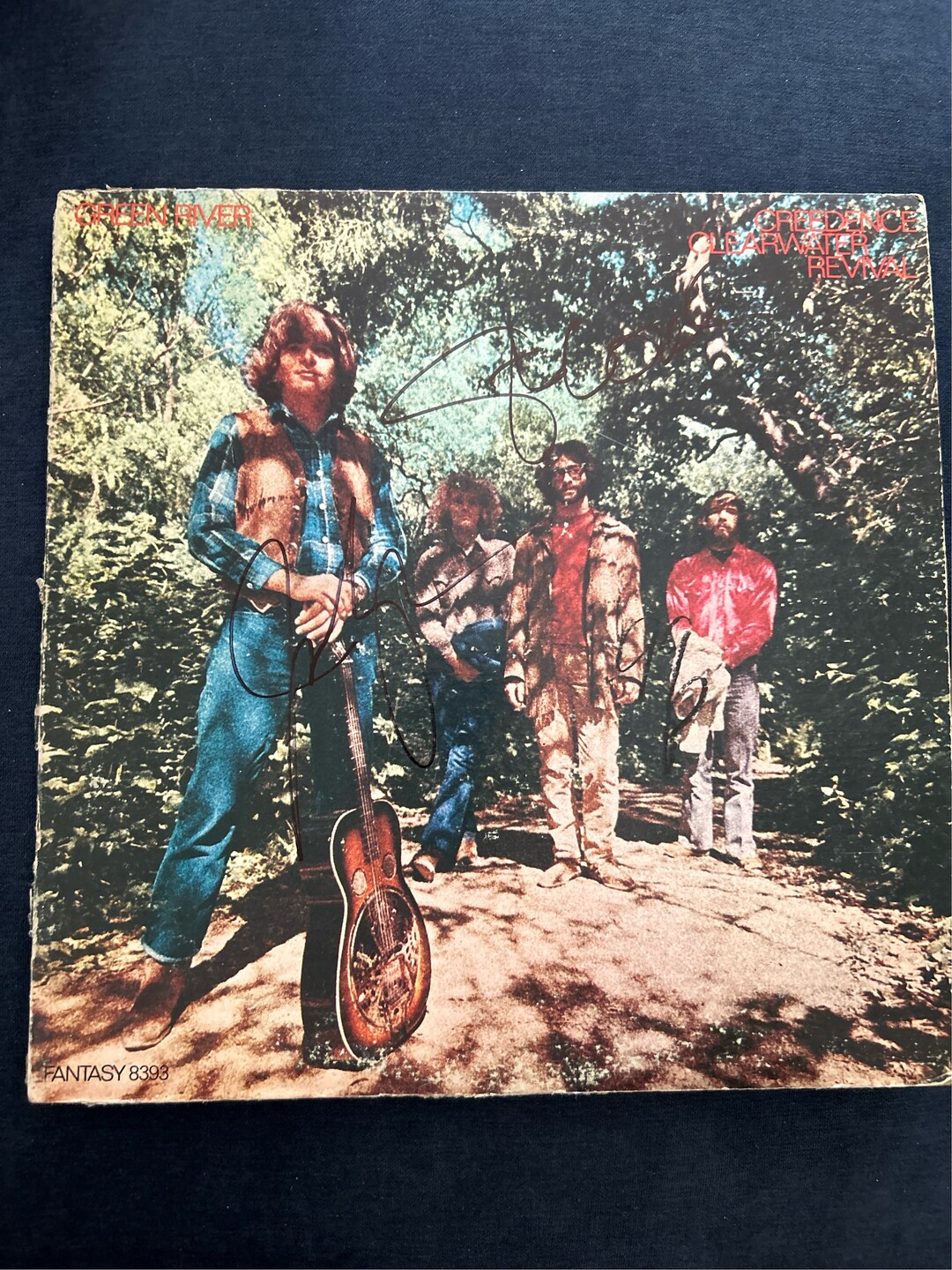 Creedence Clearwater Revival CCR X3 Signed Autograph Album Vinyl Record ...