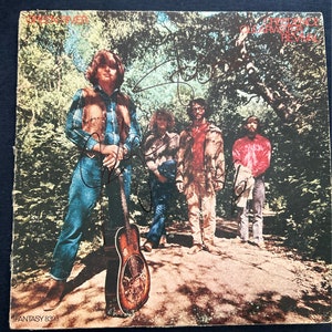 Creedence Clearwater Revival CCR X3 Signed Autograph Album Vinyl Record ...