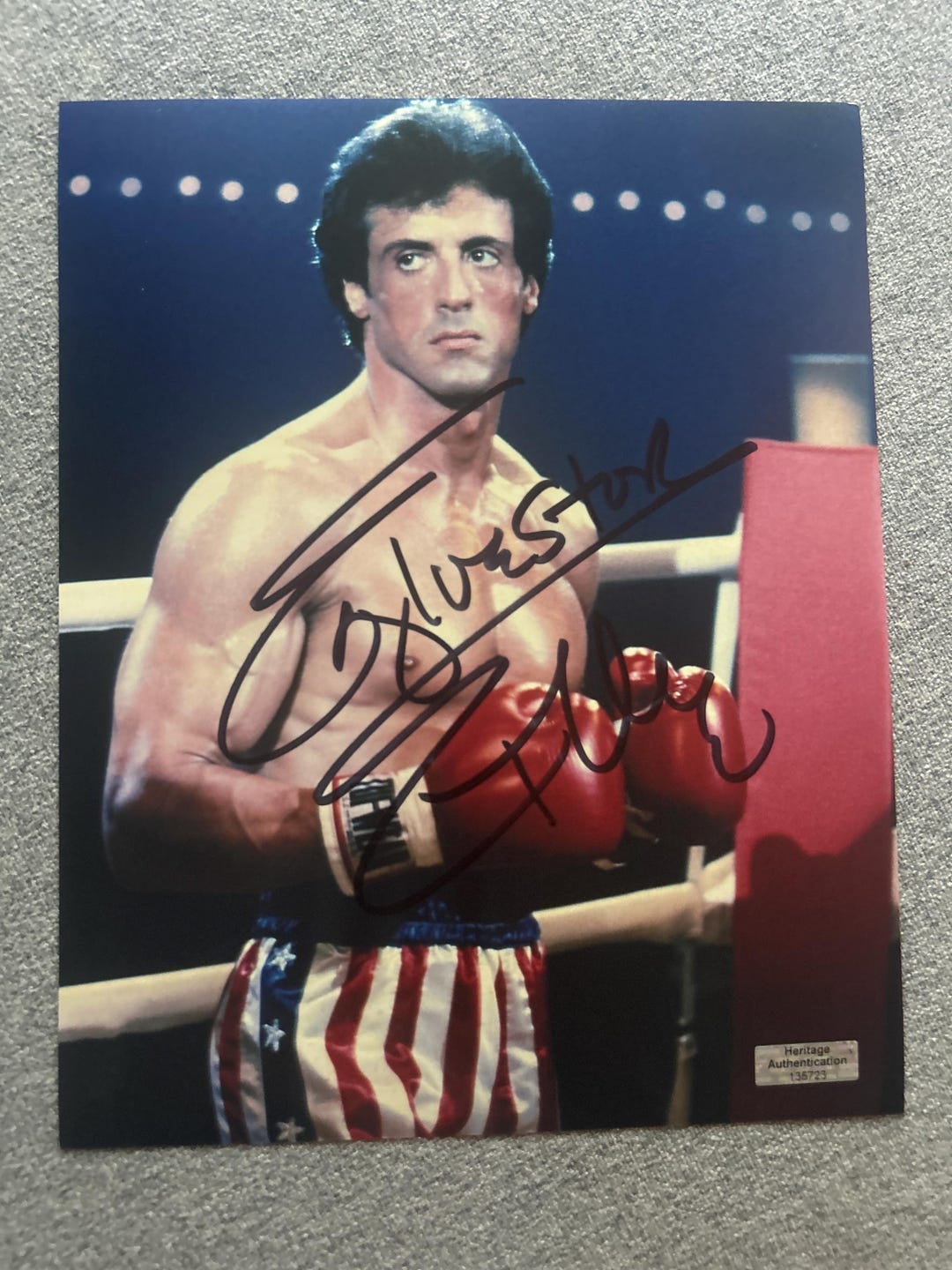 Sylvester Stallone Signed Autographed Photo 8x10 Rocky Photo W/ COA - Etsy