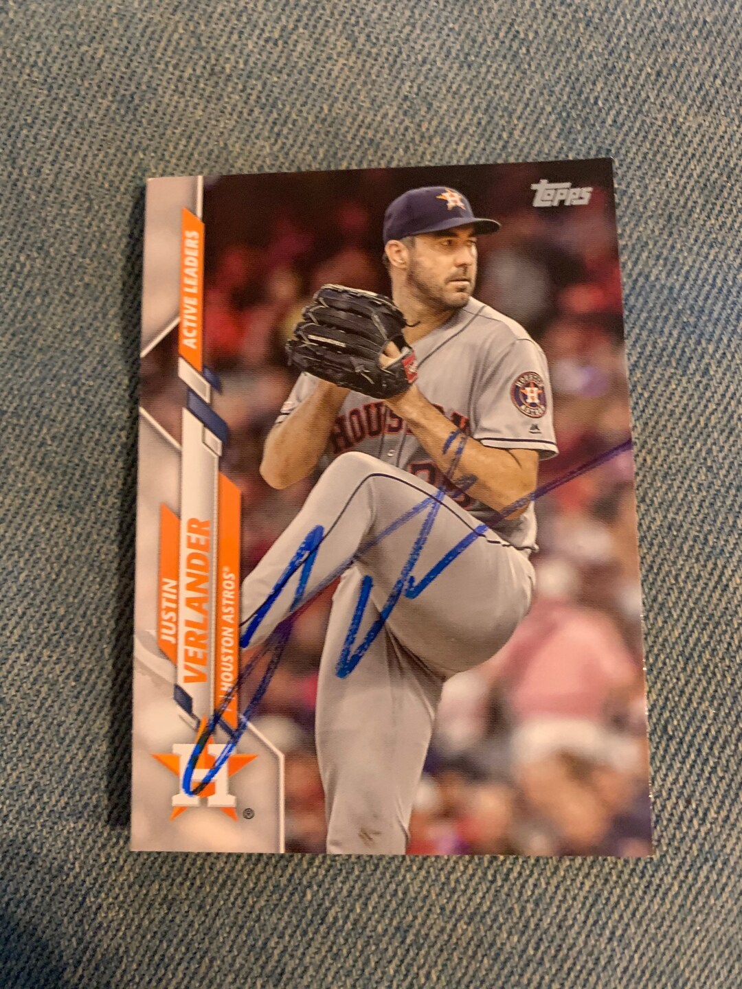 Justin Verlander Detroit Tigers Topps Signed Autographed Card COA - Etsy