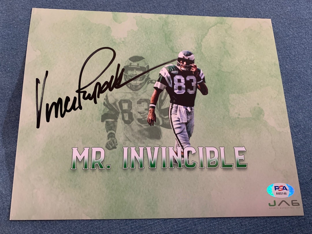 Vince Papale Signed Autographed Mr Invincible 8x10 NFL Philadelphia ...