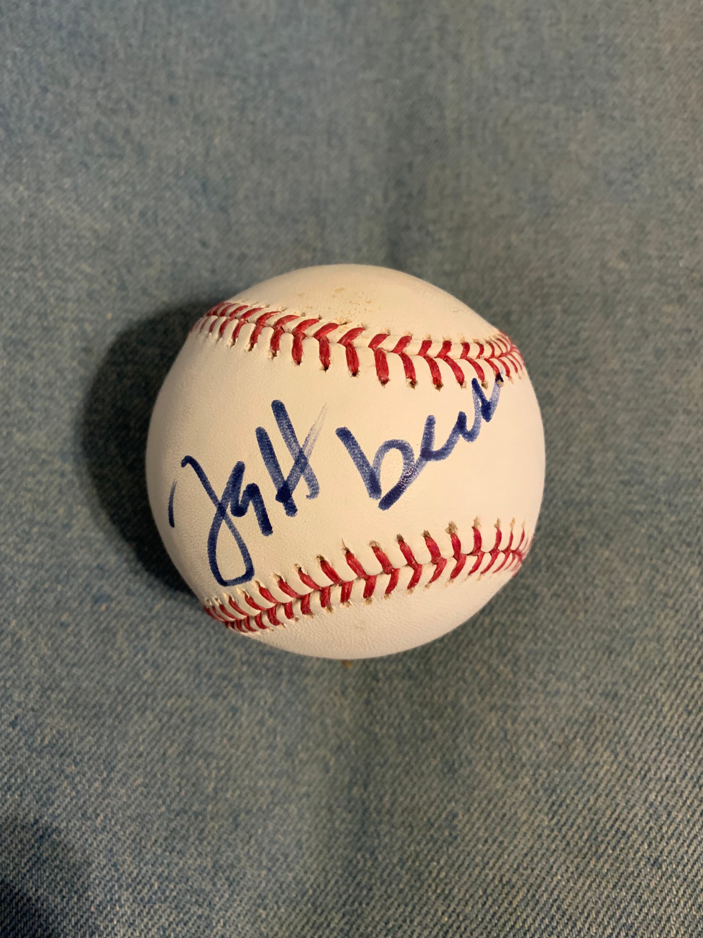 Guitarist Jeff Beck Autographed Signed Official Major League Baseball ...