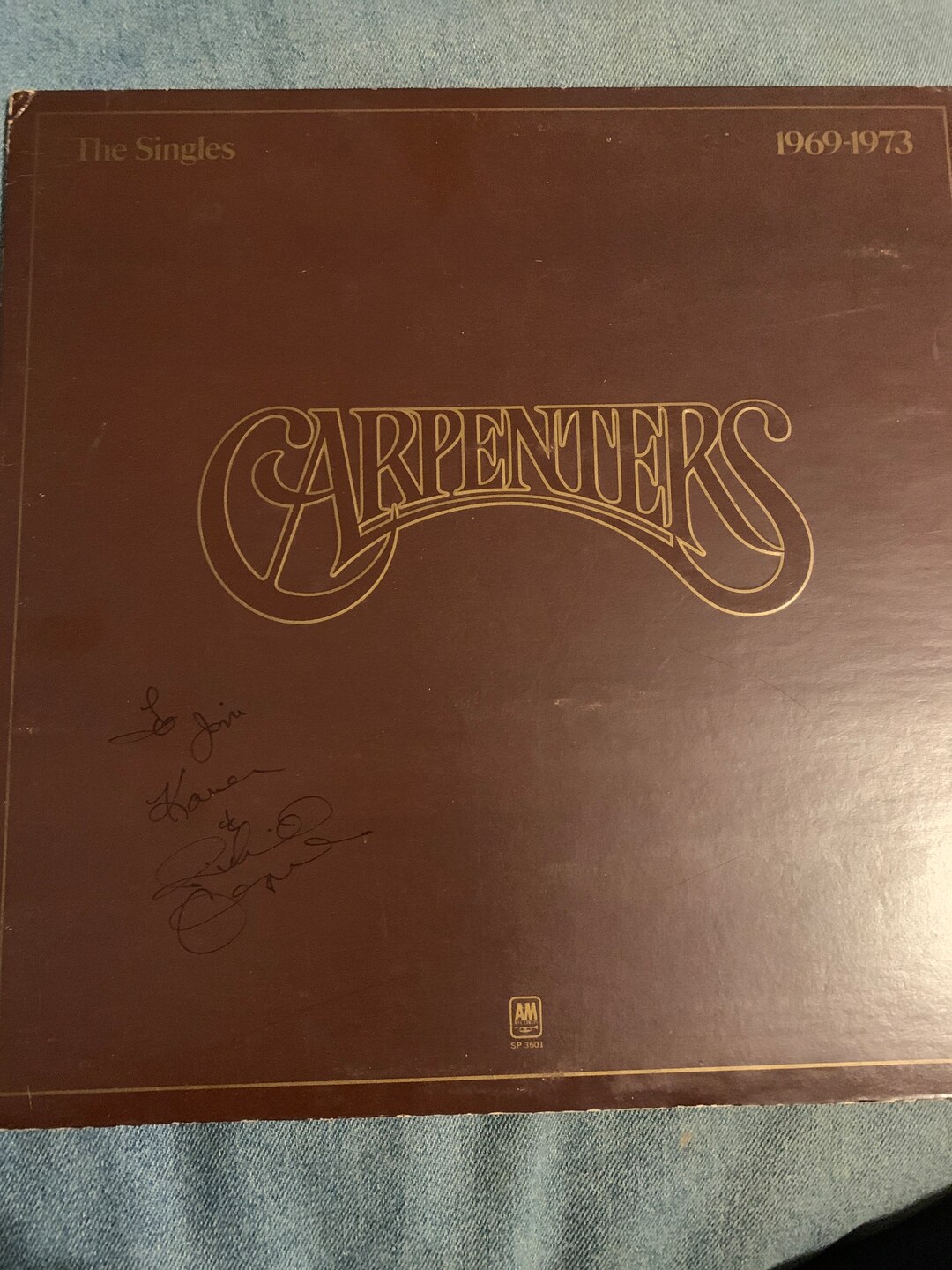 The Carpenters Karen & Richard Signed Autographed the Singles Record ...