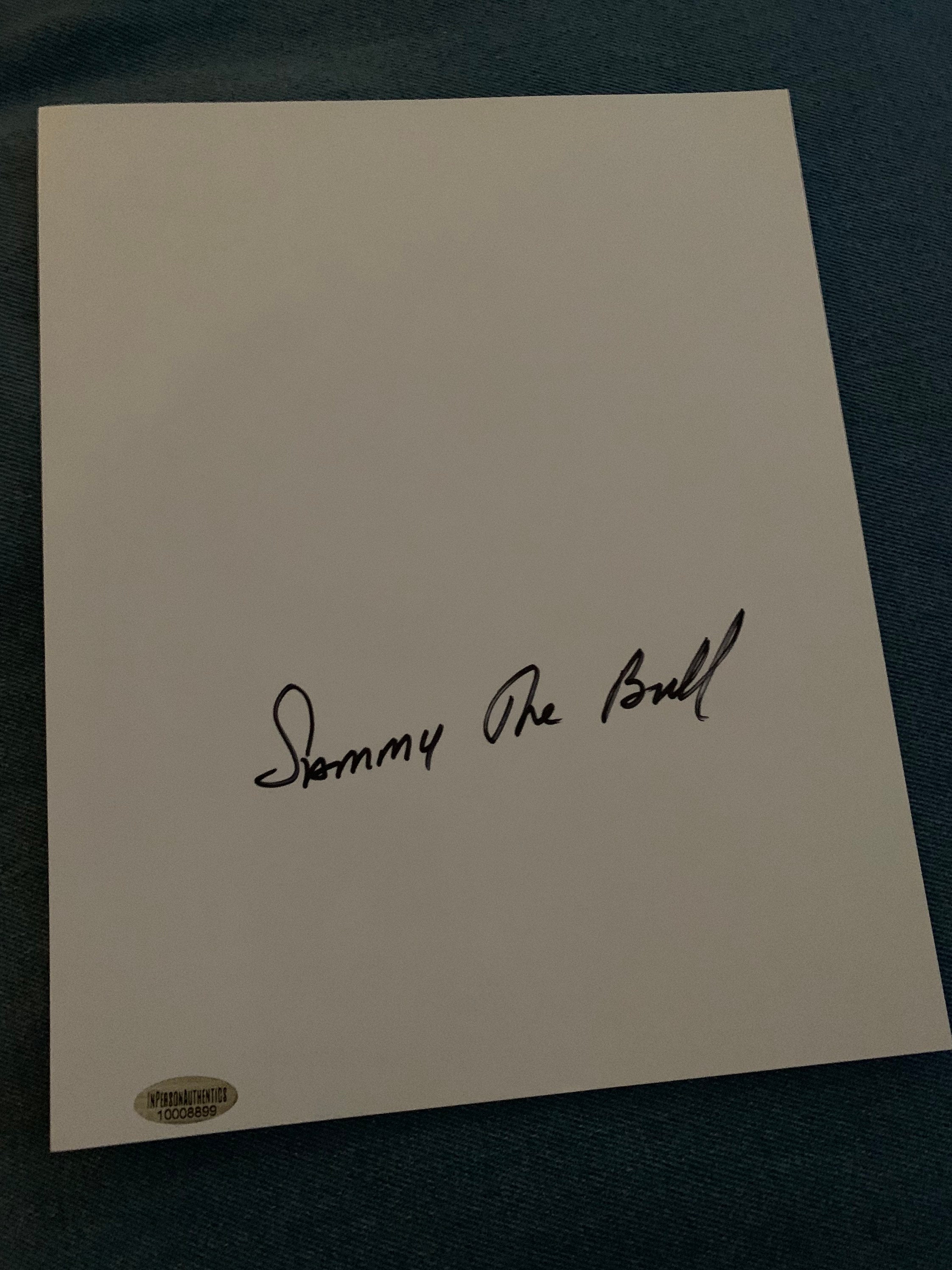 Sammy “the Bull” Gravano Hand-signed Autographed 8x10 Mafia COA - Etsy