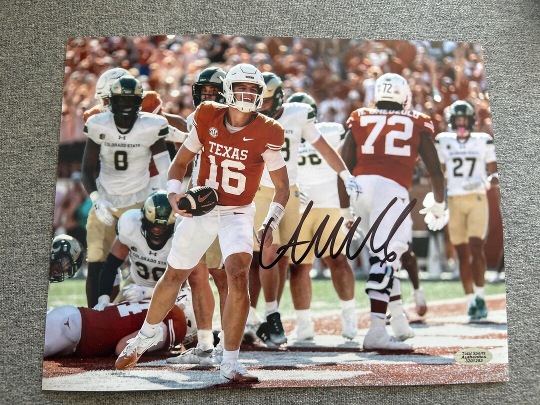 Arch Manning Signed Autographed Texas Longhorns 8x10 Photo COA - Etsy