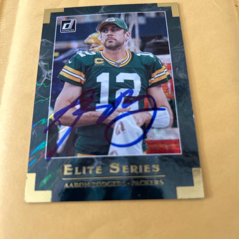 Aaron Rodgers Autograph - Etsy