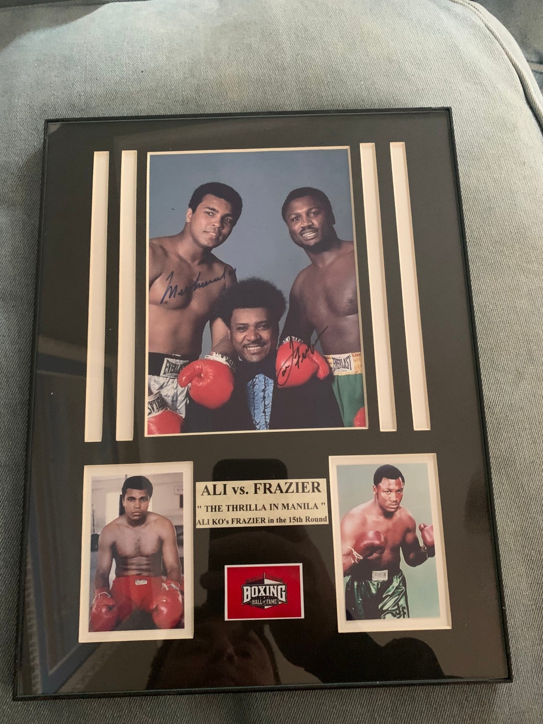 Muhammad Ali Joe Frazier Boxing Dual Autograph Signed 8x10 Photo ...