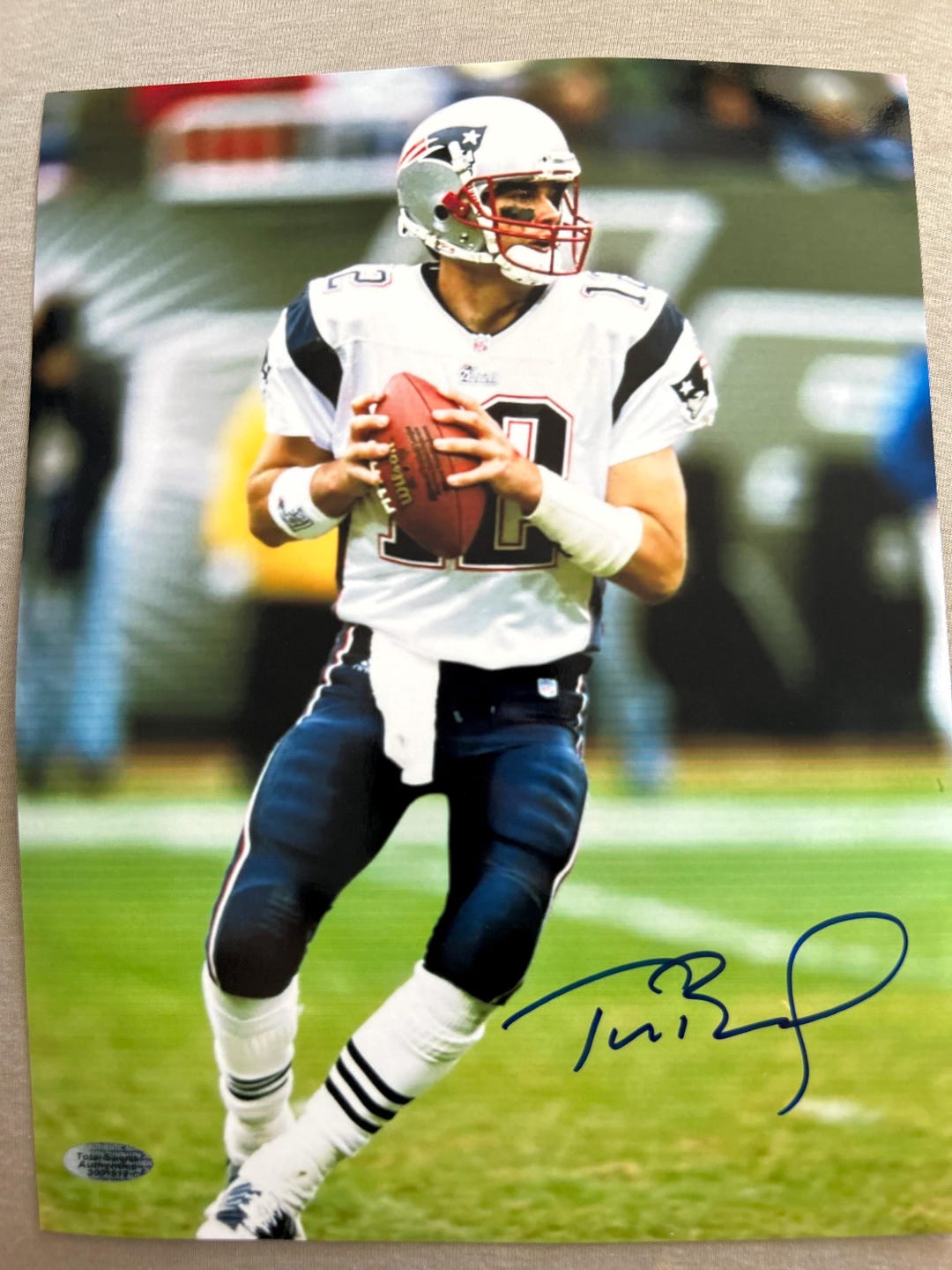 Tom Brady Hand Signed Autographed New England Patriots 8x10 Photo W/coa ...
