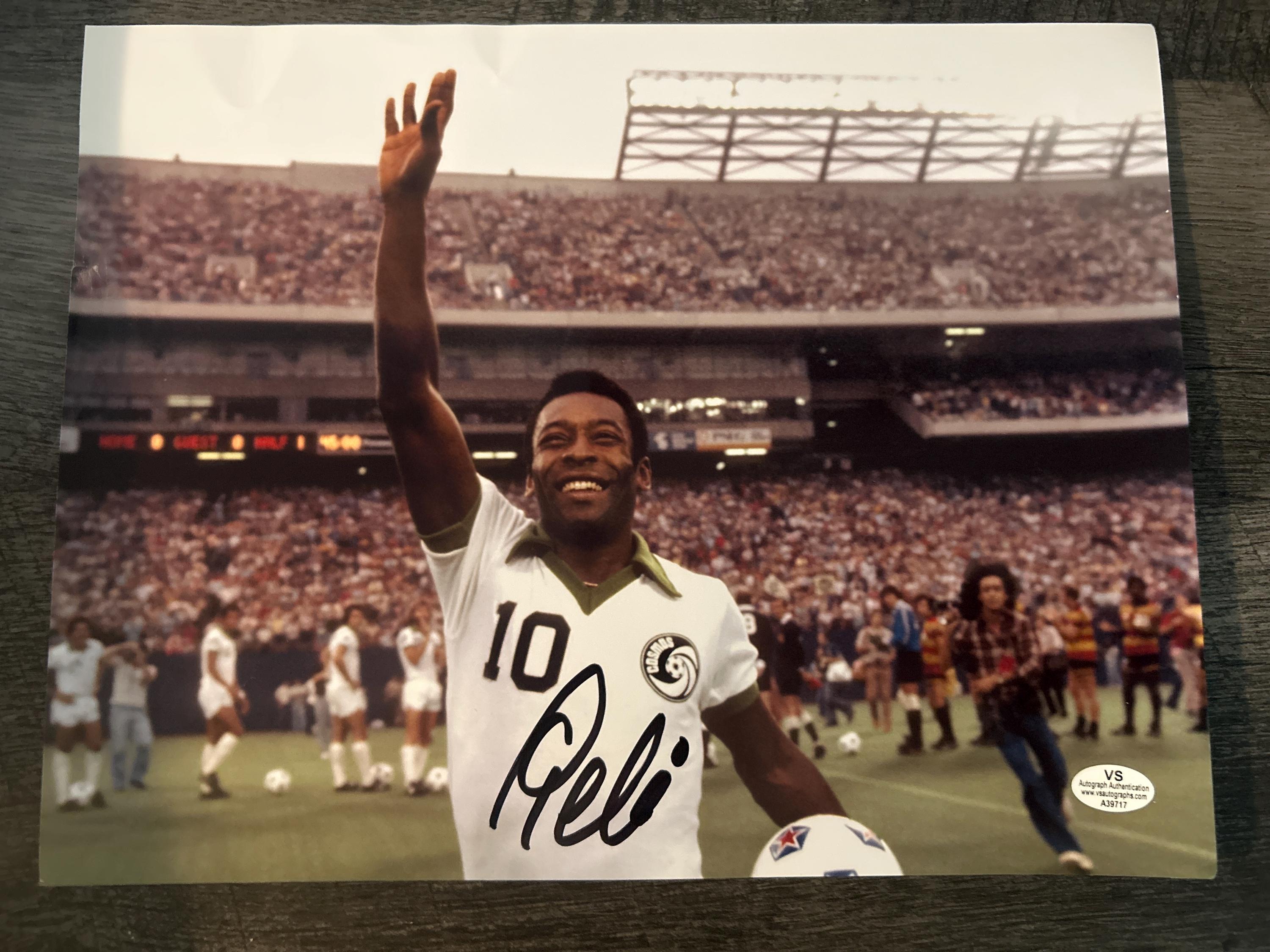 Pele Signed Autographed 8x10 Photo Soccer Brazil - COA - Etsy