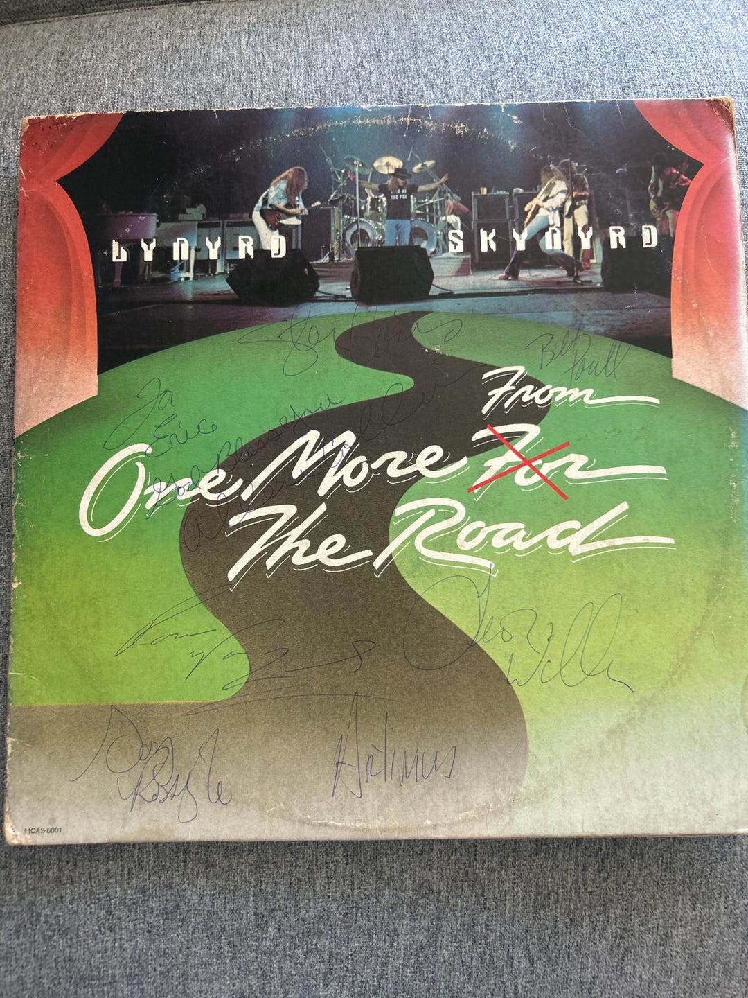 Lynyrd Skynyrd Signed Autographed Album Record Vinyl Cover by Ronnie ...