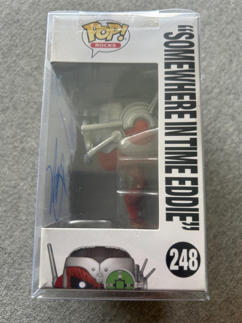 Iron Maiden Complete Band Signed Autographed Encased POP Funco W/ COA ...
