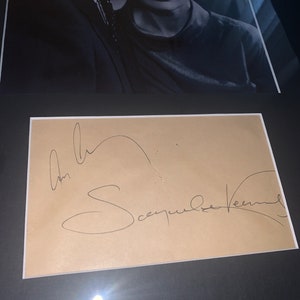 John F Kennedy (JFK) & Jackie Kennedy Onassis Signed Autographed Framed ...