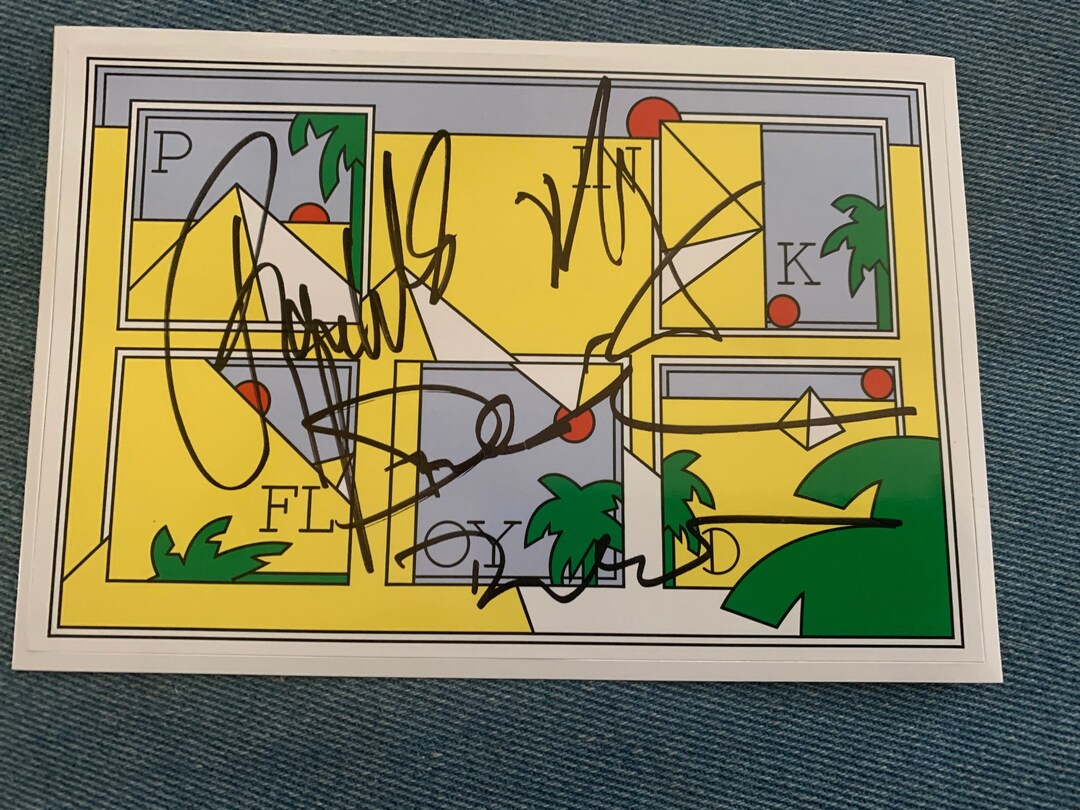 Pink Floyd Signed Autographed Decal Sticker X(4) Rodger Waters, David ...