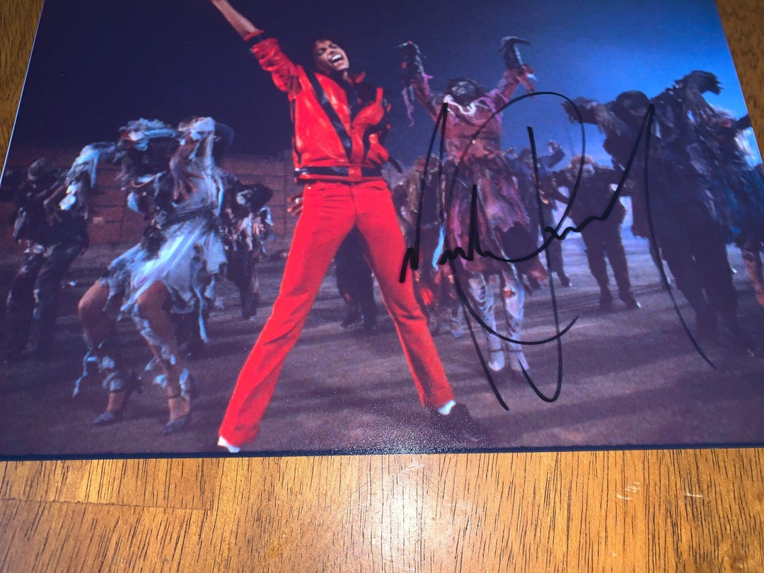Michael Jackson Singer Music Signed Autographed 8x12 Thriller Photo RA ...