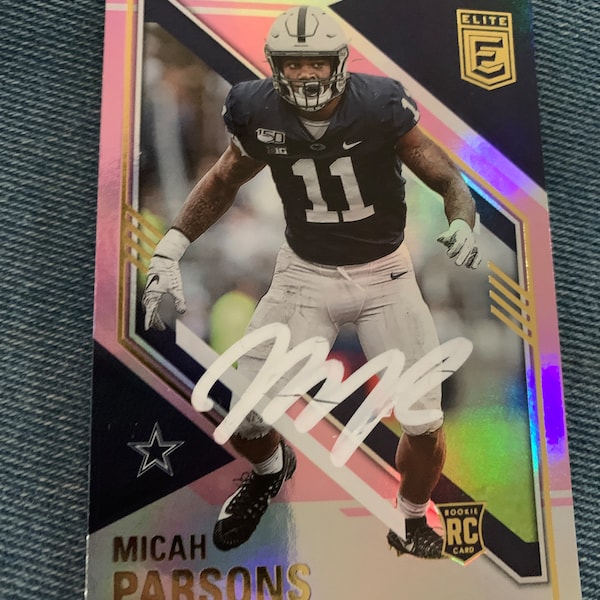Signed Micah Parsons - Etsy