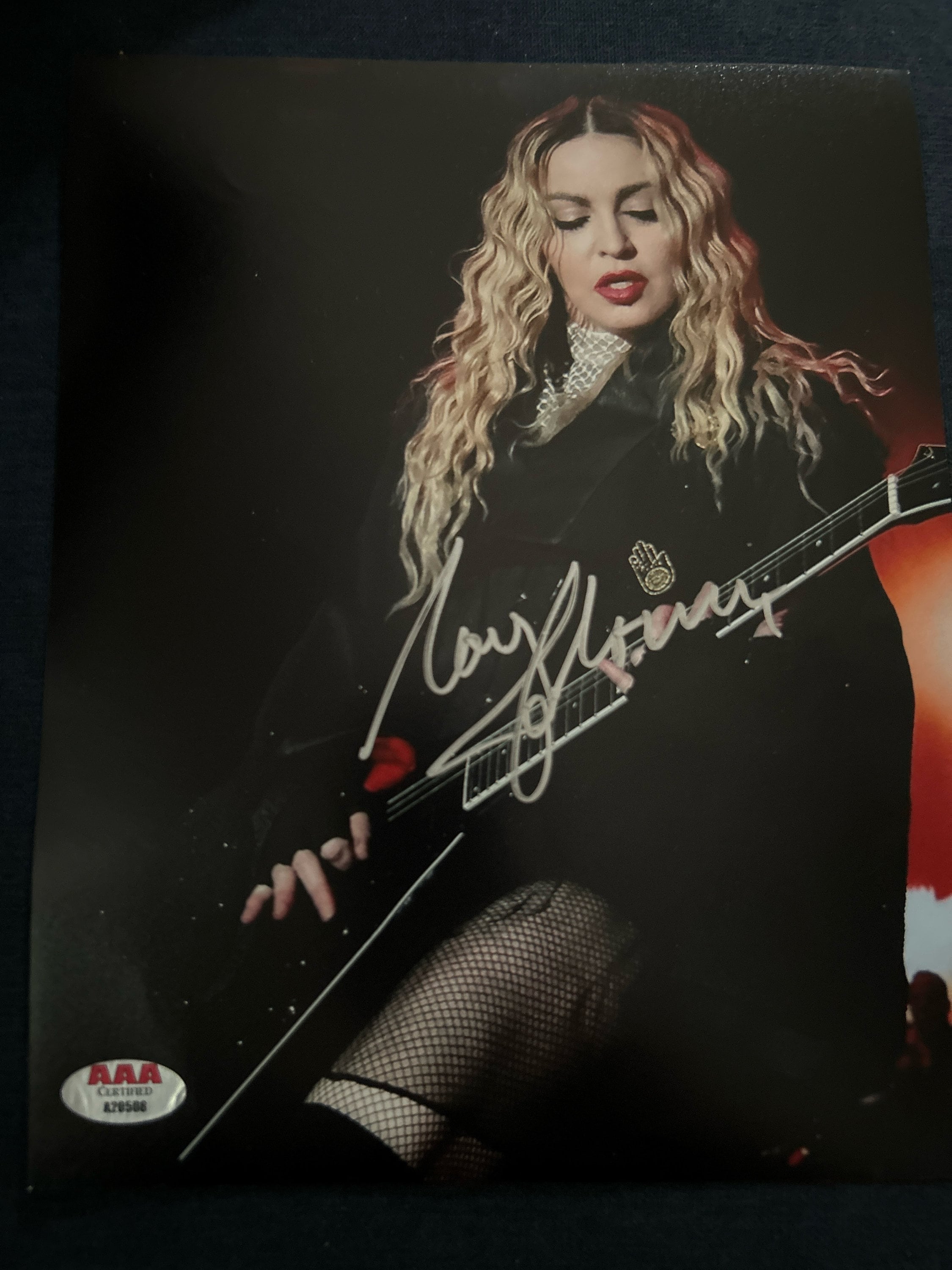 Madonna Hand Signed Autographed 8X10 Concert Photo COA - Etsy